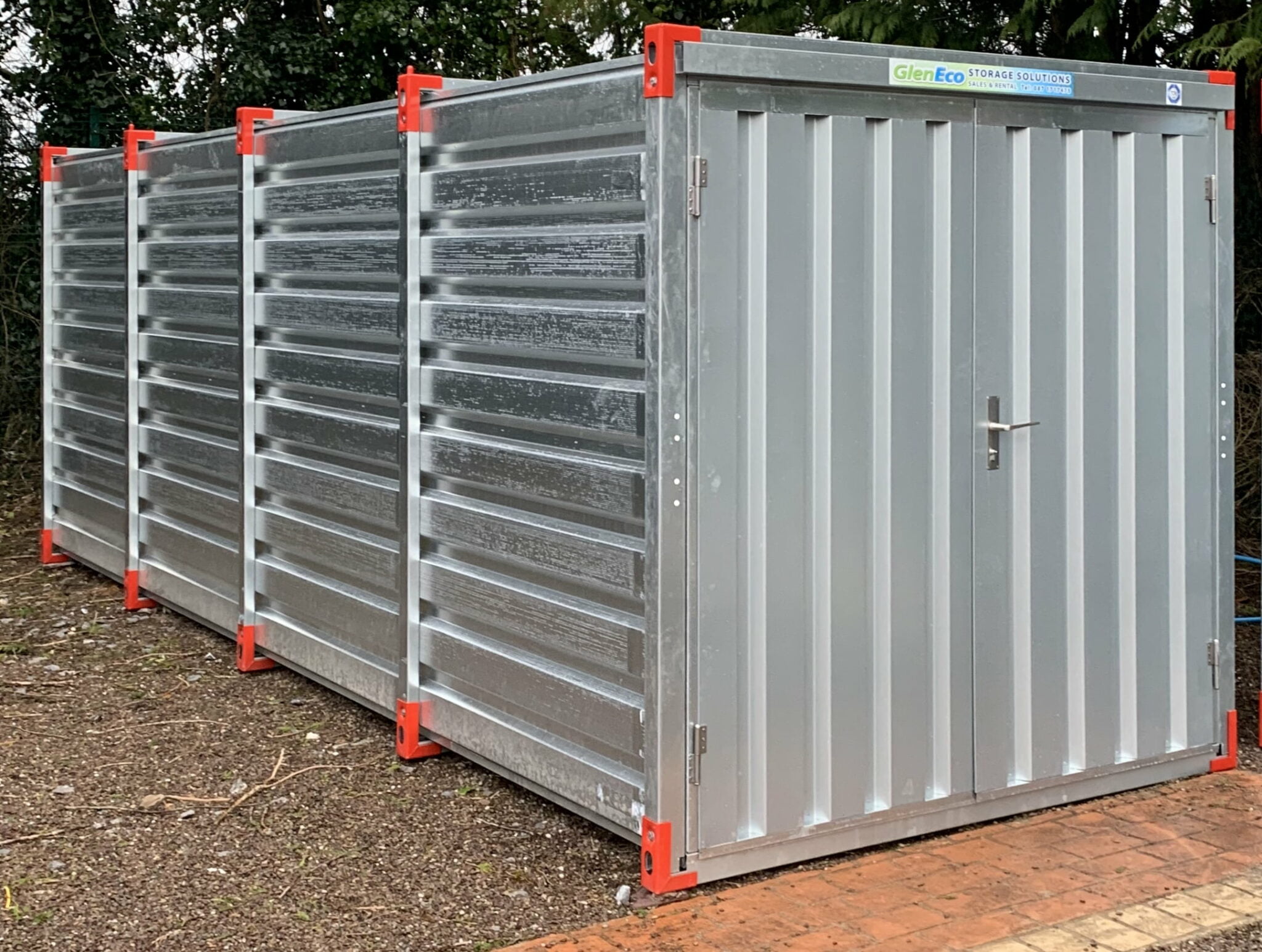 6m Standard Storage Container - Timber Base - Gleneco Products
